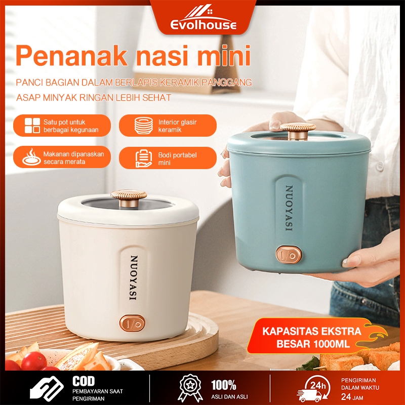 Jual Panci Elektrik Mini Rice Cooker Mini 1 Liter Anti Lengket ...
