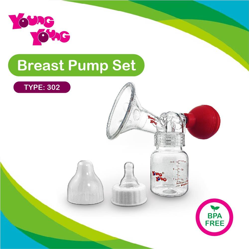 Jual YOUNG YOUNG Pompa Asi Manual Kedap Udara & Botol Susu BPA Free ...