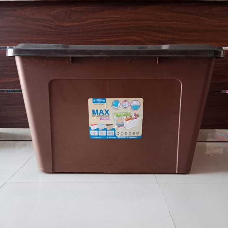 Jual Container Box 180 Liter MAX Lucky Star / Tempat Penyimpanan Roda ...
