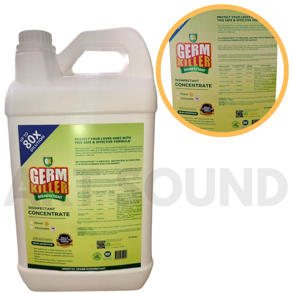 Jual Germ Killer Disinfectant Konsentrat Pembersih Multi Fungsi ...