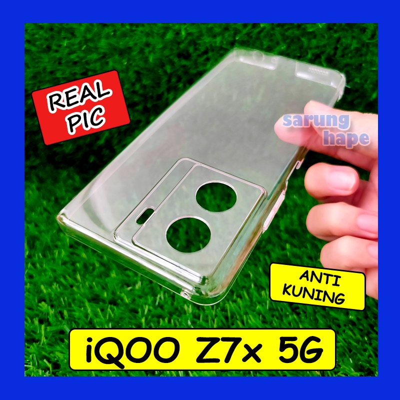 Jual iQOO Z7x 5G - Mika Transparan Clear Hard Case Hardcase Casing ...