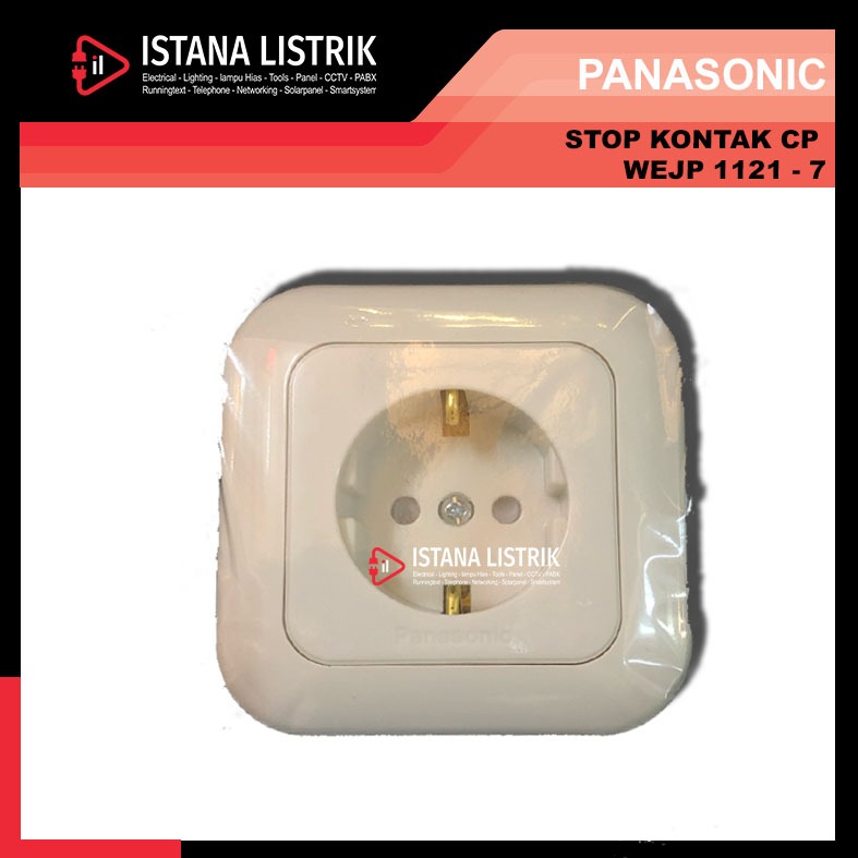 Jual PANASONIC Stop Kontak with CP (Child Protection) WEJP 1121 - 7 ...