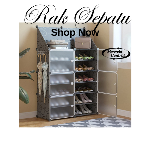 Jual Box Kotak Susun Tingkat Tertutup Rack Rak Sepatu Anti Debu ...