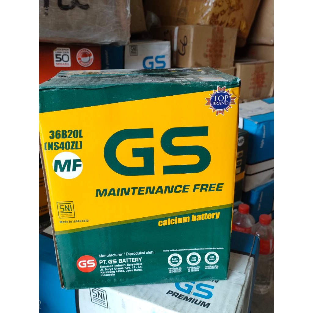 Jual AKI KERING GS ASTRA NS40ZL ( 35AH ) | Shopee Indonesia