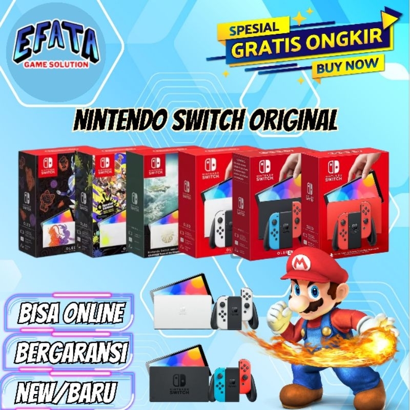 Jual Nintendo Switch Oled NEW baru Original Console Nintendo Switch Oled | Shopee Indonesia