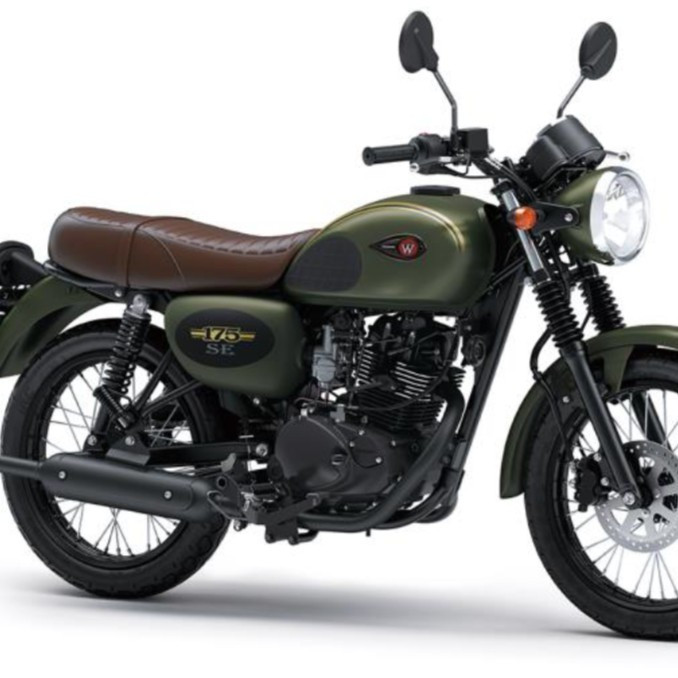 Jual Sticker Stiker Pattern Kawasaki W175 SE Hijau Covert Green 2022 ...