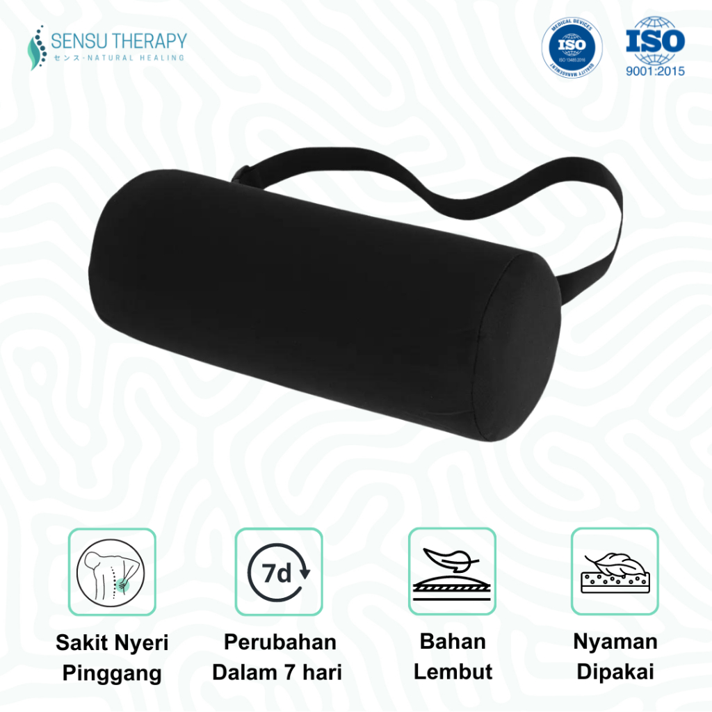 Jual Sensu Memory Foam Roller Foam | Bantal Roll Terapi Pinggang ...