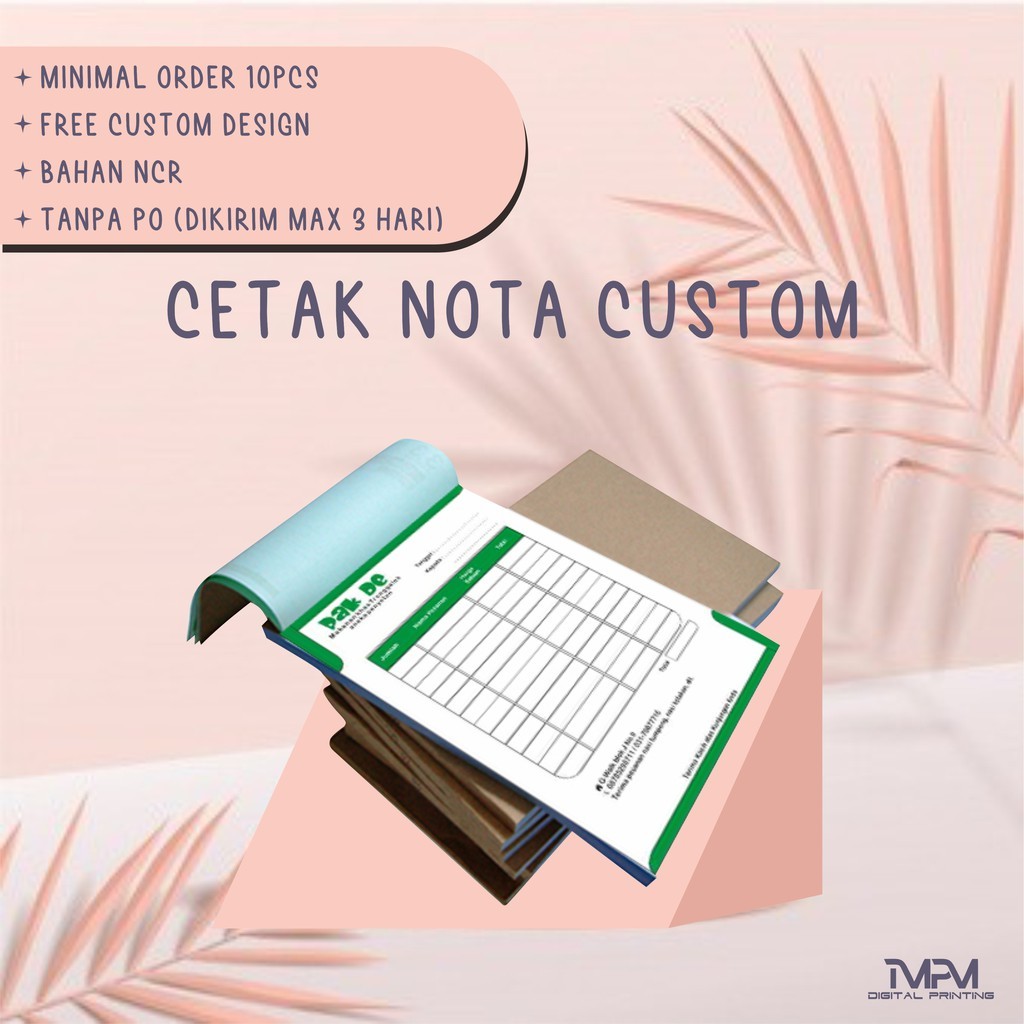 Jual Nota Warna 1 Folio Custom | Shopee Indonesia