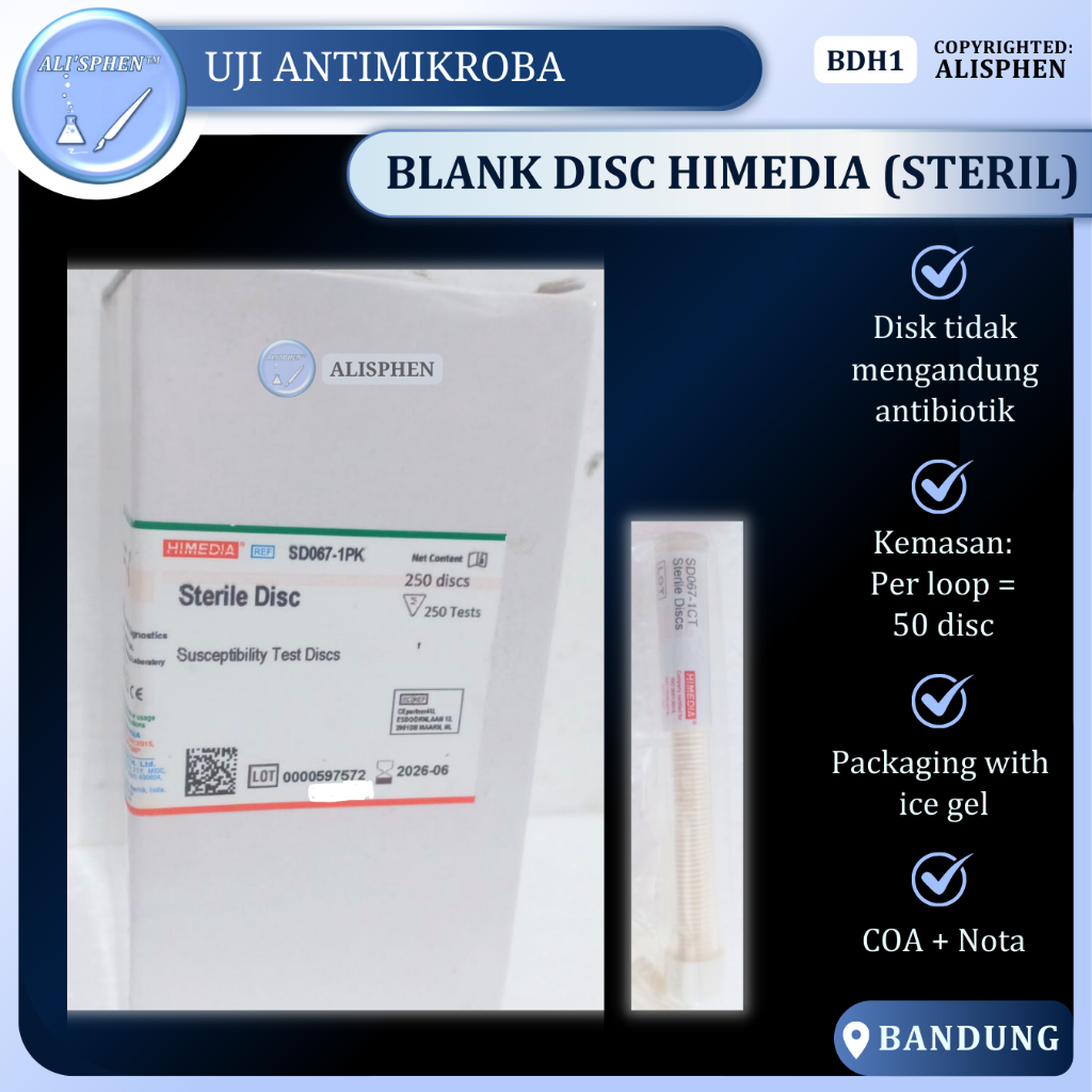 Jual Blank Disc / Sterile Disc Antibiotik HIMEDIA | Shopee Indonesia