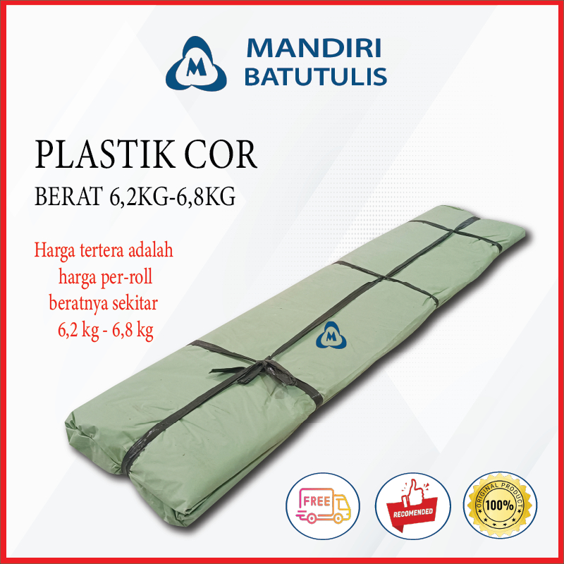 Jual Plastik Cor Hijau - Plastik Semen Tahan Air 6kg - 6,8kg - Plastic ...