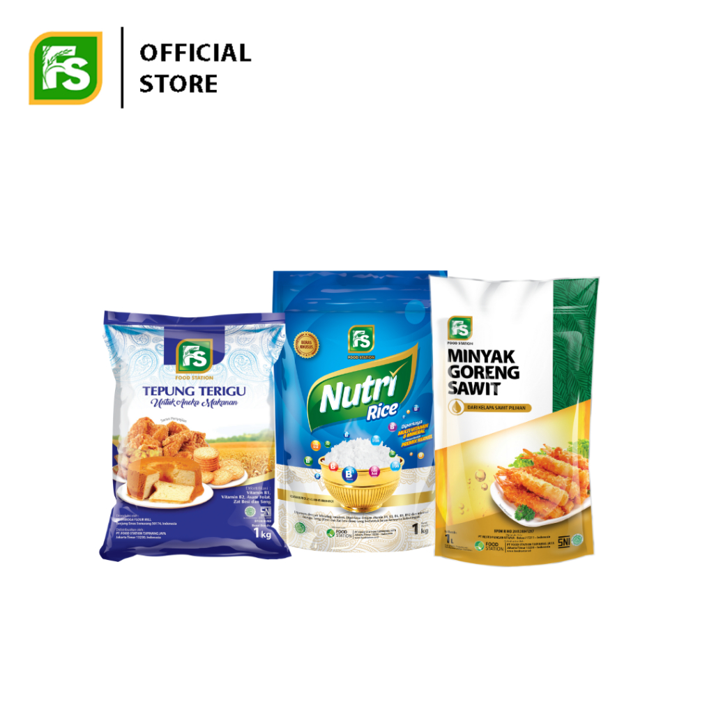 Jual Bundling FS Nutri Rice [1 Kg]+FS Minyak Goreng Super 1 Liter+FS ...