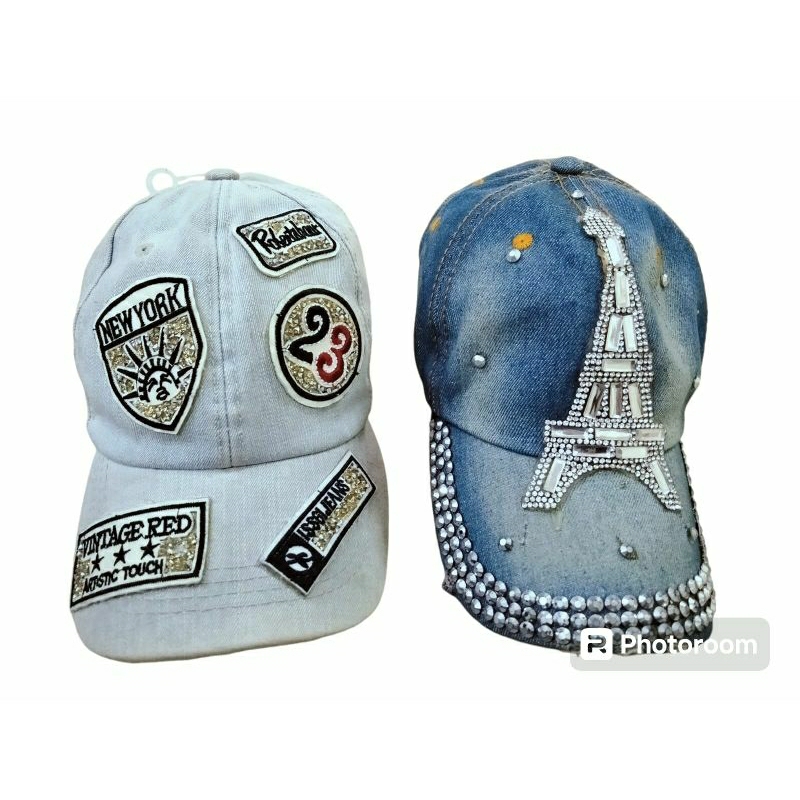 Jual Topi Jeans Aesthetic | Shopee Indonesia