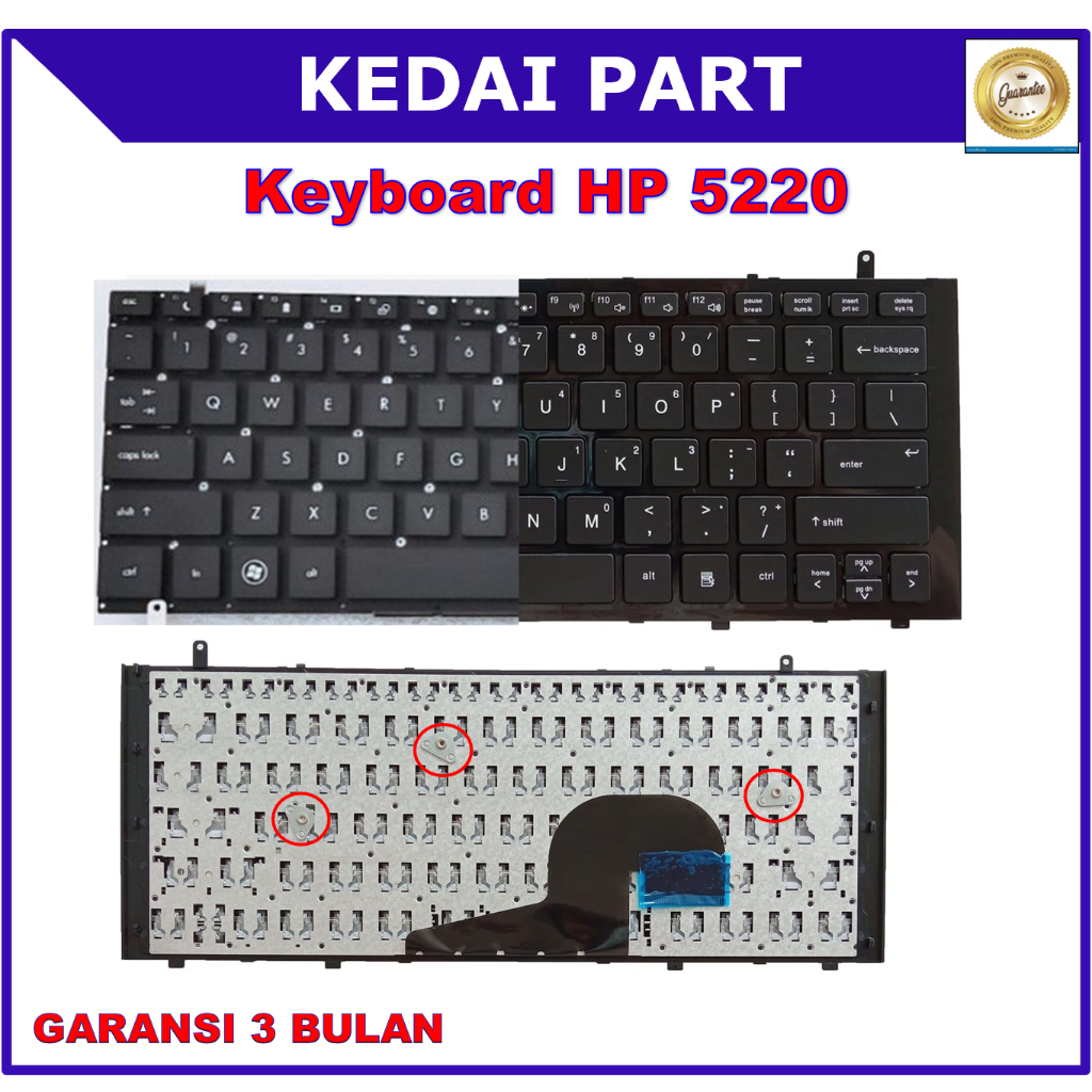 Jual Keyboard HP Probook 5520 5520M 5220 5220M | Shopee Indonesia