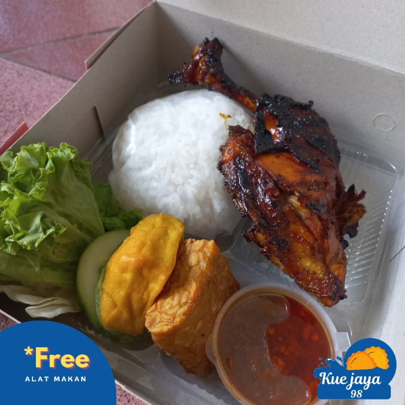 Jual Nasi Box Nasi Kotak Murah Best Saller Ayam bakar Kremes serundeng Ayam Penyet Sambel Ijo ...