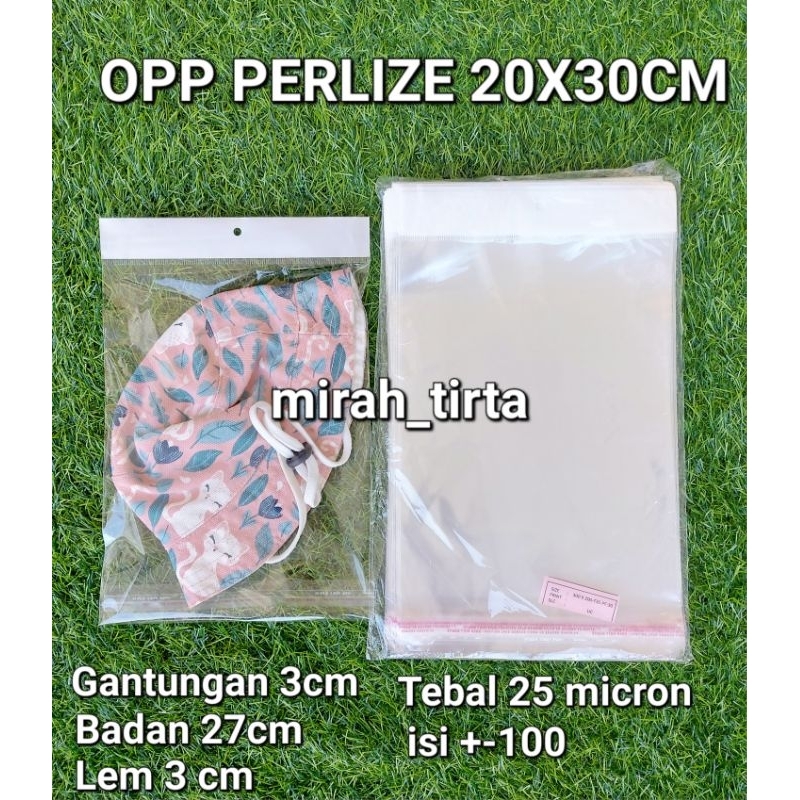 Jual ️PLASTIK DISPLAY ️18X30CM Plastik Opp gantung. plastik lubang ...