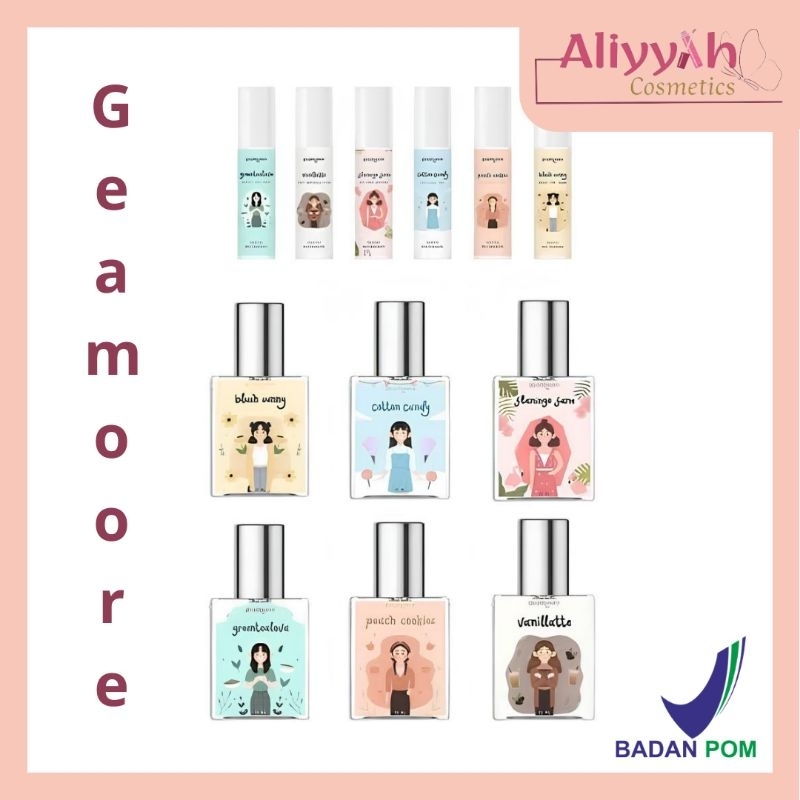Jual GEAMOORE PARFUM ADDICTED SERIES SPRAY 15ML | ROLL ON 5ML | PARFUME ...