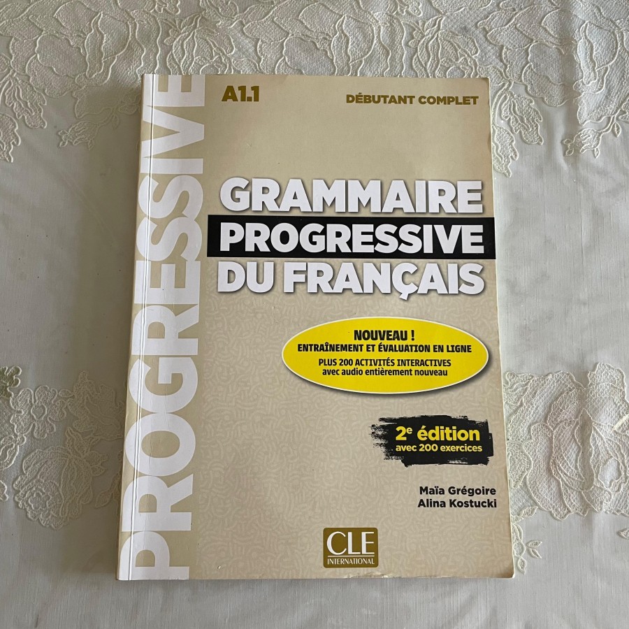 Jual BUKU BAHASA PRANCIS GRAMMAIRE PROGRESSIVE DU FRANCAIS A1.1 DENGAN ...