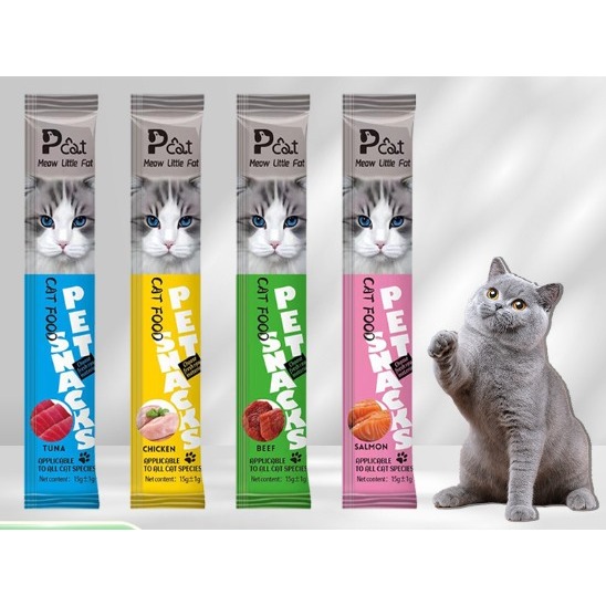 Jual PAKET 1KG SNACK KUCING (65PC) I Snack Kucing I Meow Little Cat I ...