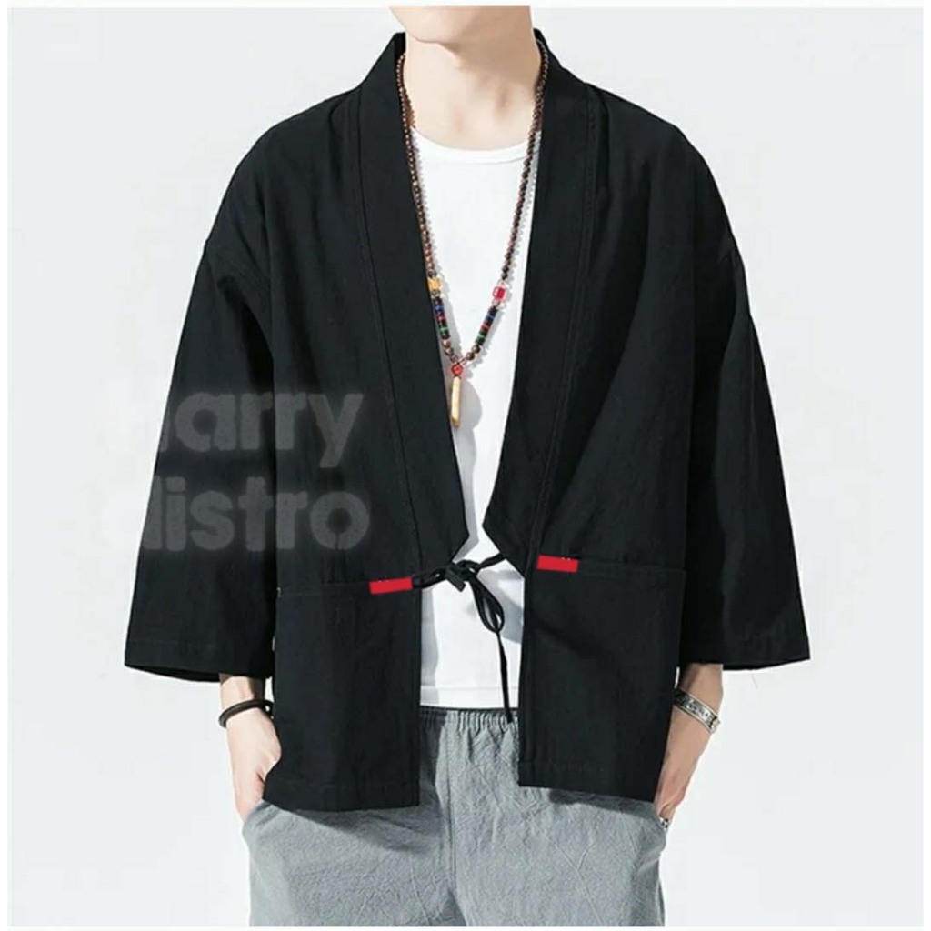Jual Baju kimono Jepang japanese cardigan outer atasan pria fashion ...