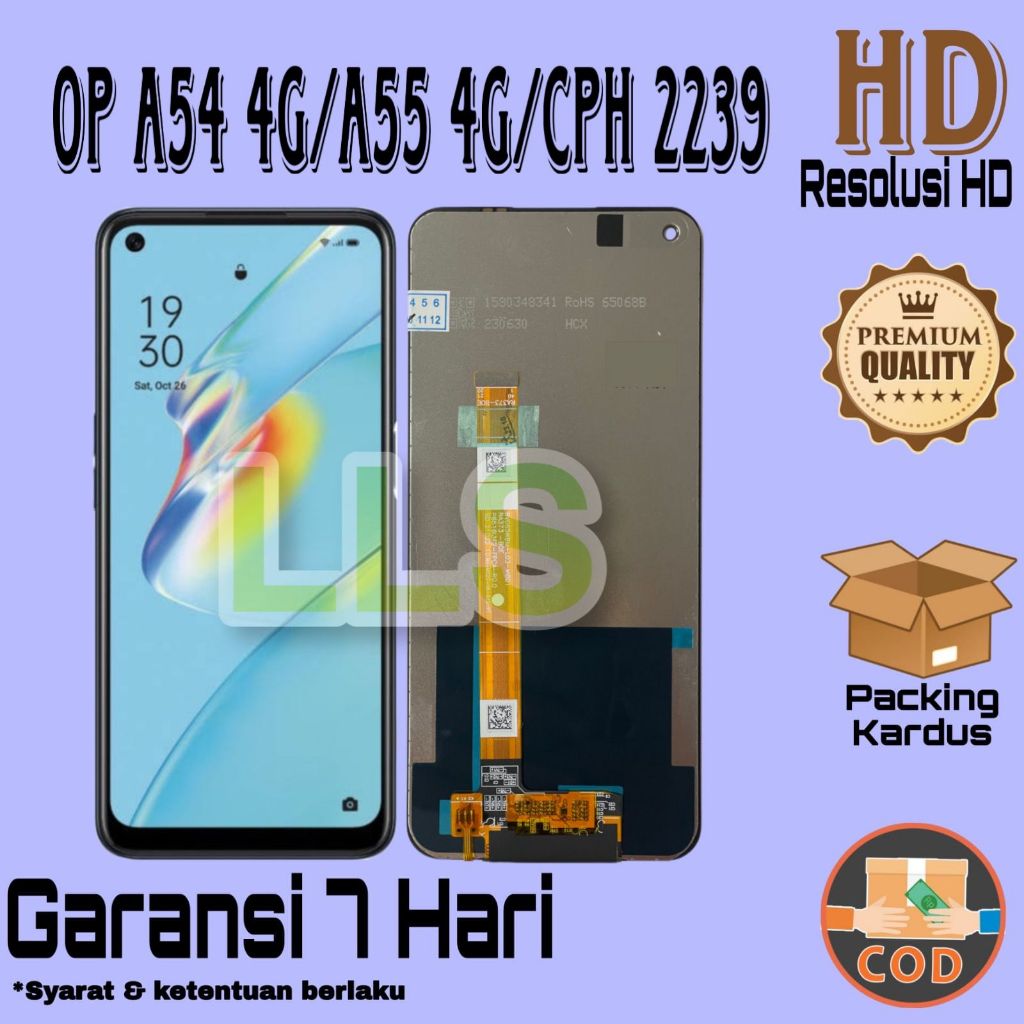 Jual LCD TOUCHSCREEN OPPO A54 4G CPH2239 - OPPO A55 4G LCD TS FULLSET | Shopee Indonesia