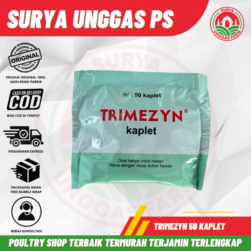 Jual TRIMEZYN 50 KAPLET MEDION - Obat Antibiotik Hewan | Shopee Indonesia