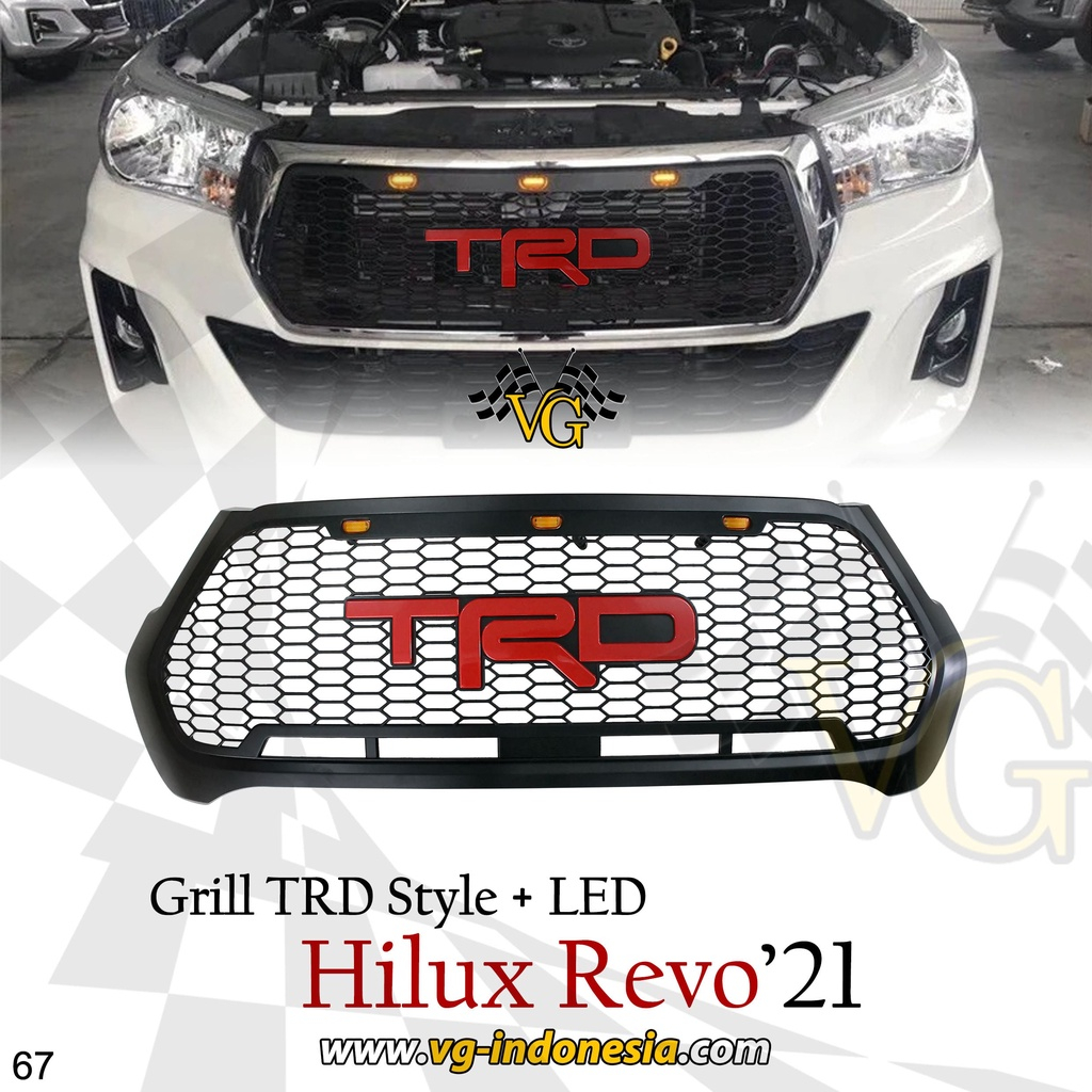 Jual GRILL TRD HILUX REVO 2021 - 2024 | Shopee Indonesia