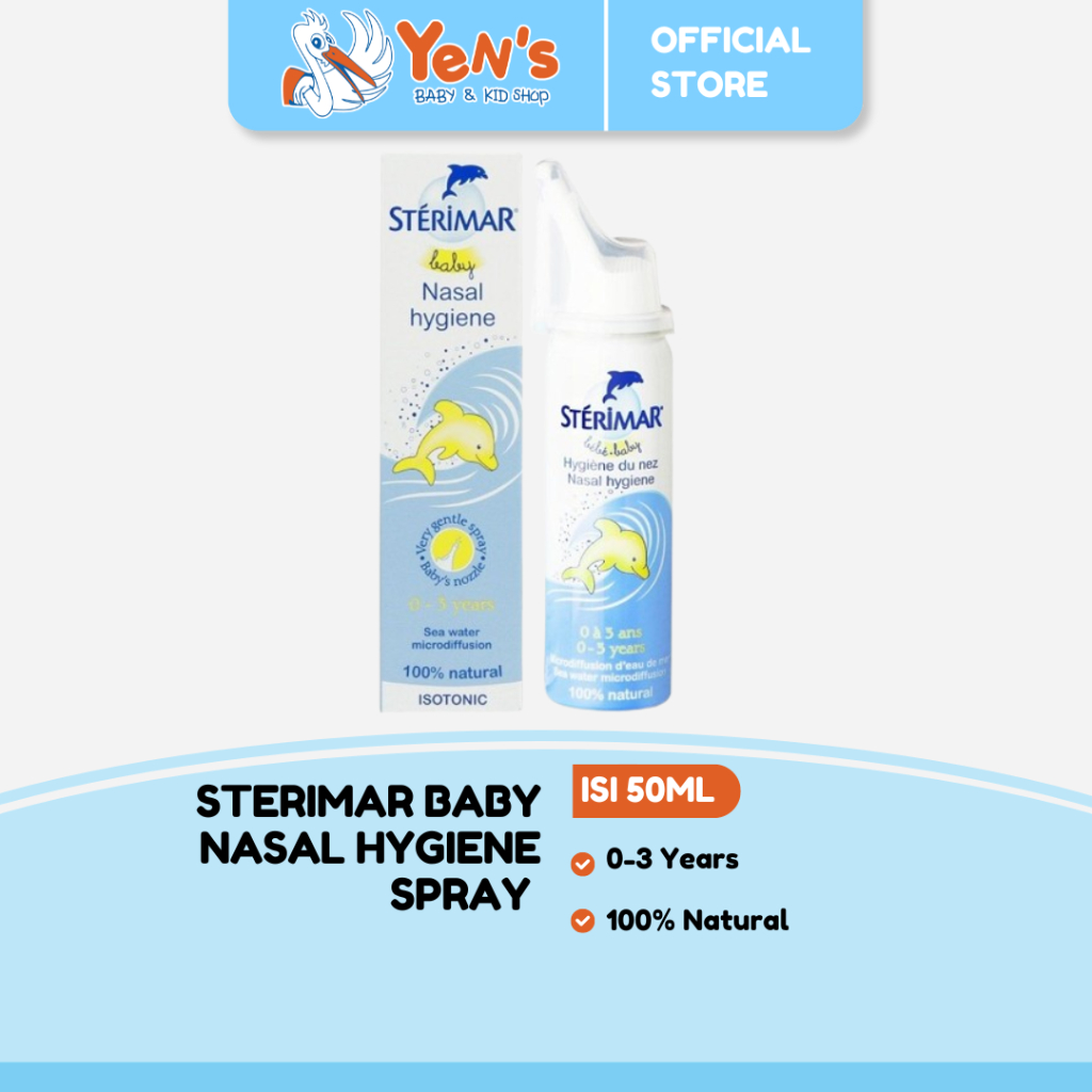 Jual Sterimar Baby Nasal Hygiene Spray 50ML /membersihkan &melegakan ...