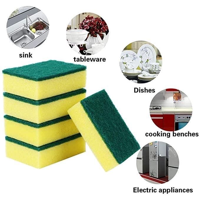Jual Busa Cuci Piring busa kuning Murah Spon Cuci Piring | Shopee Indonesia
