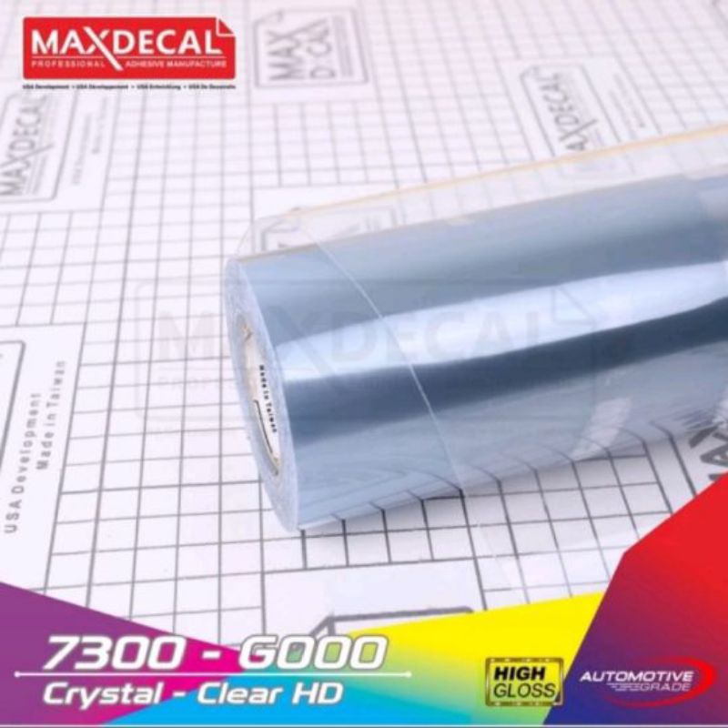 Jual Sticker Stiker Scotlet Maxdecal 7300 G000 G 000 transparan Clear ...
