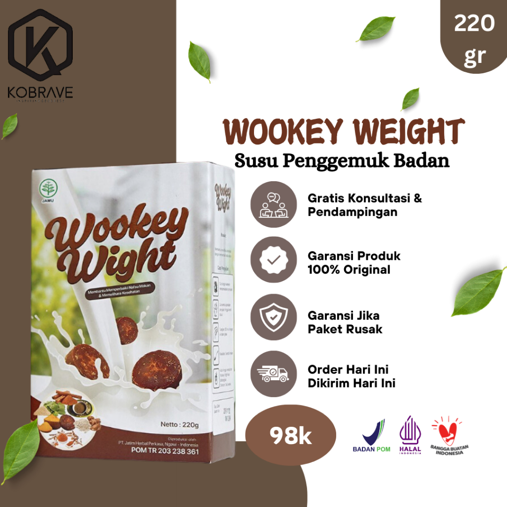 Jual Wookey Weight Susu Gemuk Badan Penambah Nafsu Makan Rasa Original ...