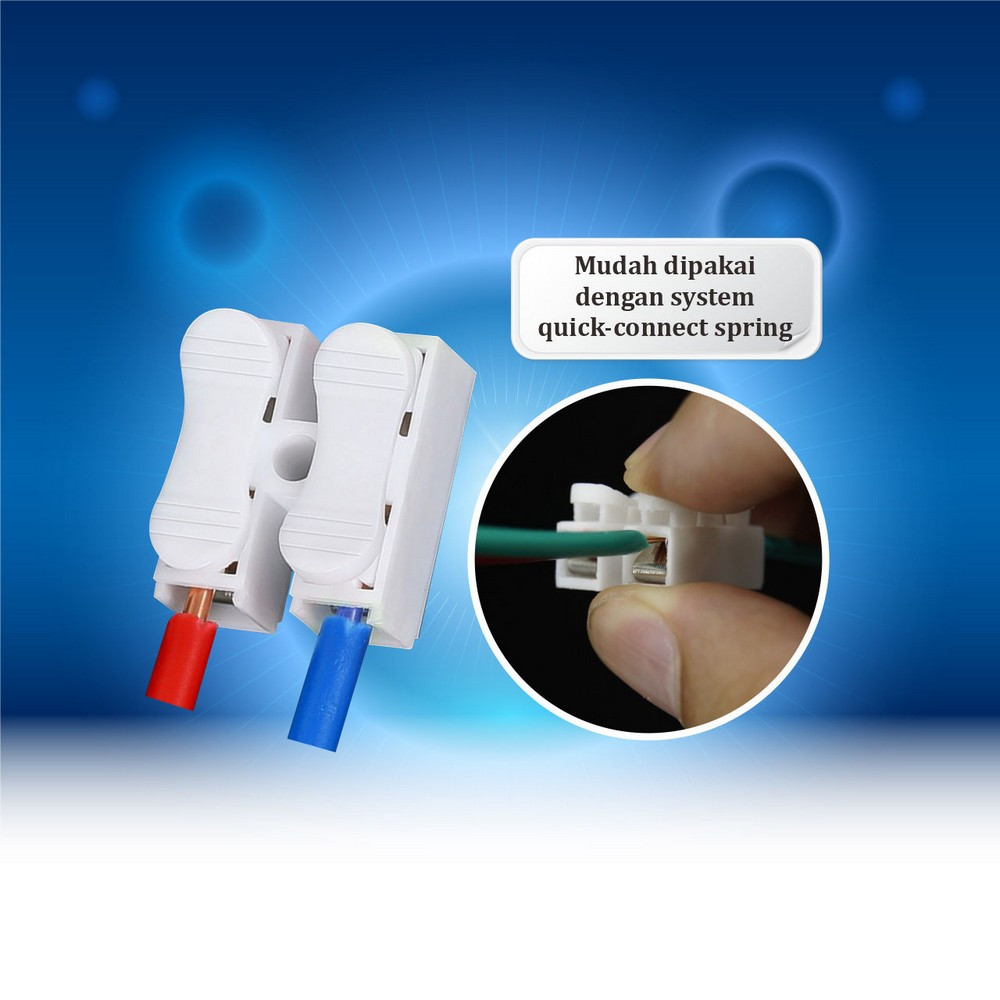 Jual Konektor Kabel Listrik 2pin 3pin Quick Connect Terminal Block ...