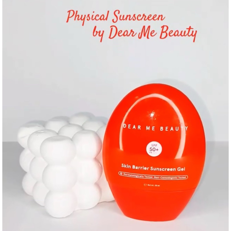 Jual DEAR ME BEAUTY | Physical Sunscreen | Skin Barrier Sunscreen Gel ...