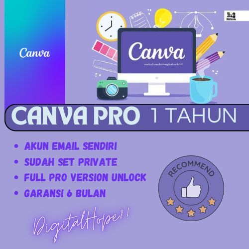 Jual Canva PRO 1 Tahun Murah | Shopee Indonesia