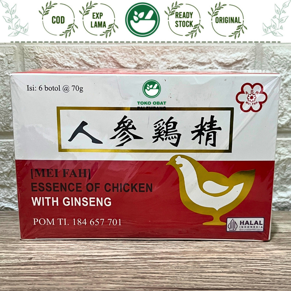 Jual ESSENCE OF CHICKEN WITH GINSENG MEI FAH 6 BOTOL SARI PATI AYAM ...
