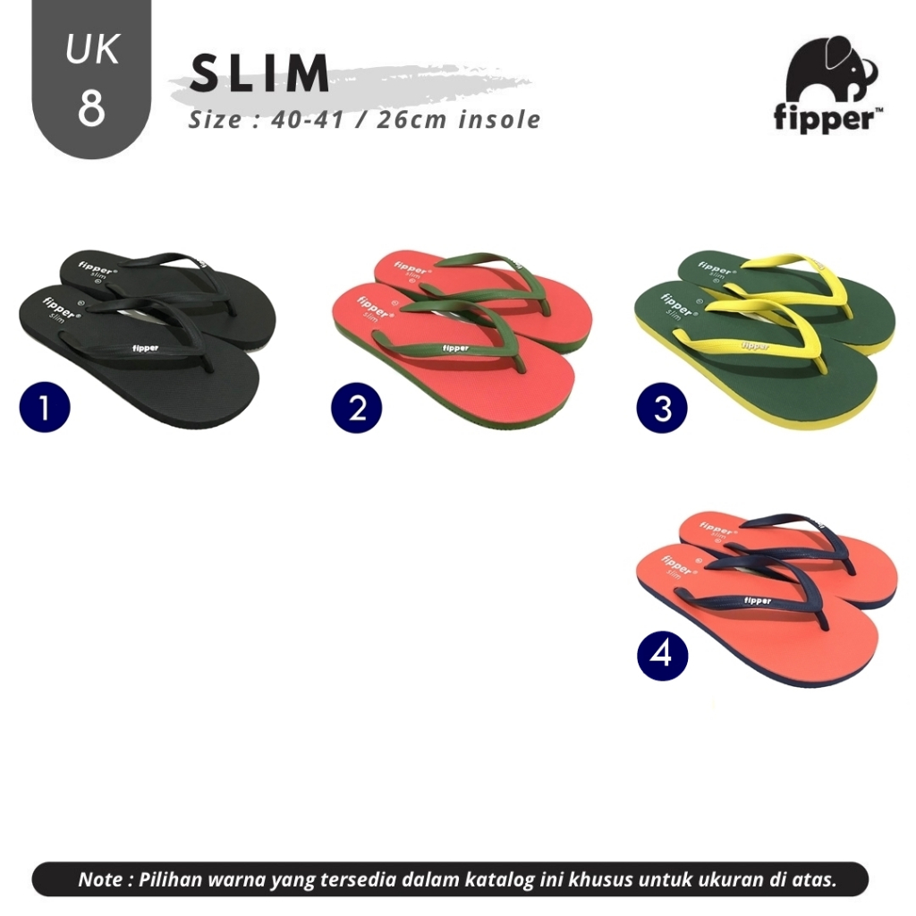 Jual Sendal Fipper / Sandal Wanita / Sendal Jepit / Fipper Slim UK 8 ...