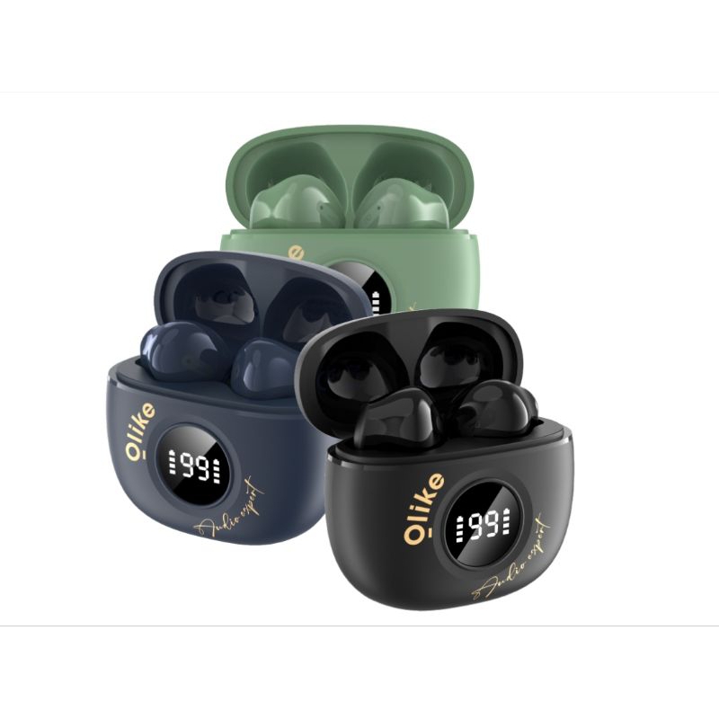 Jual Olike Classical Wireless Earphones T121 Morandi Green, Navi Blue ...