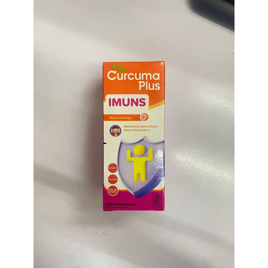 Jual CURCUMA PLUS IMUNS RASA JERUK 60 ML (MEMBANTU MEMELIHARA DAYA ...
