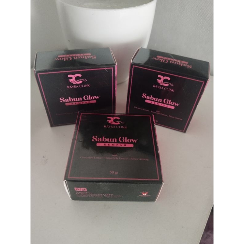 Jual SABUN REMPAH GLOWING 35gr ( 3 pics ) Raysa Clink | Shopee Indonesia