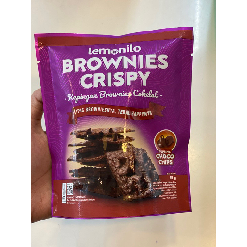 Jual TERMURAH / LEMONILO BROWNIES CRISPY CHOCOLATE 35 GRAM | Shopee ...