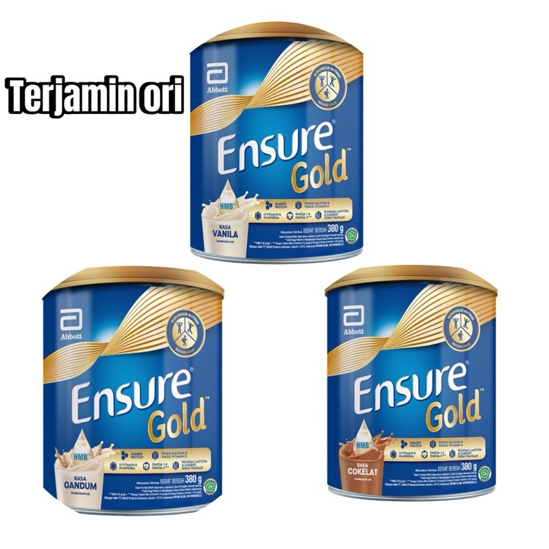 Jual Ensure Gold susu nutrisi dewasa tersedia rasa vanila, gandum dan ...