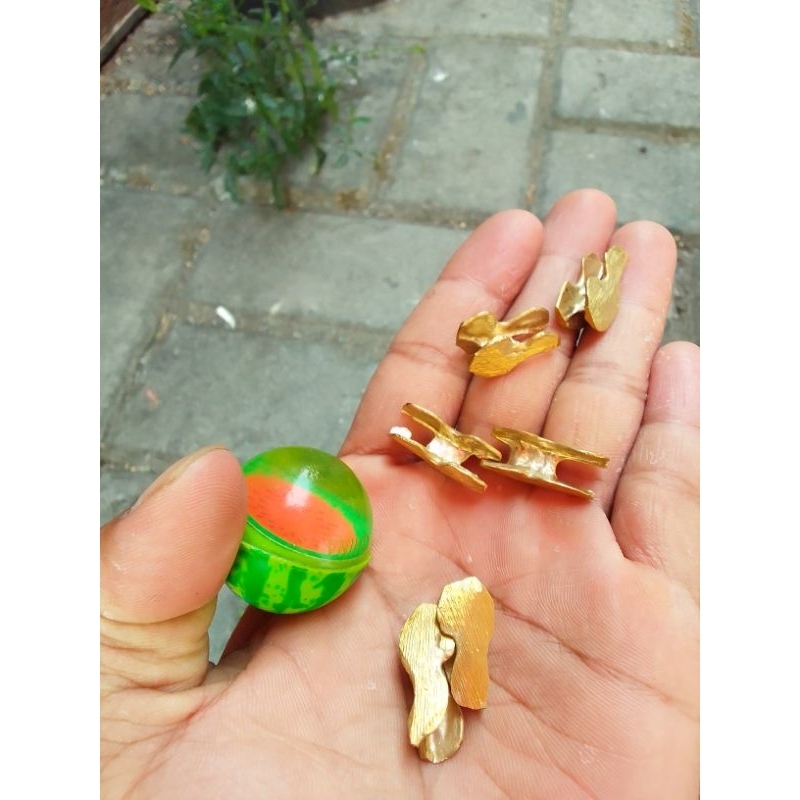 Jual Mainan Bola Bekel Semangka ( 1 Pcs bola bekel + 6 Pcs biji bekel ...