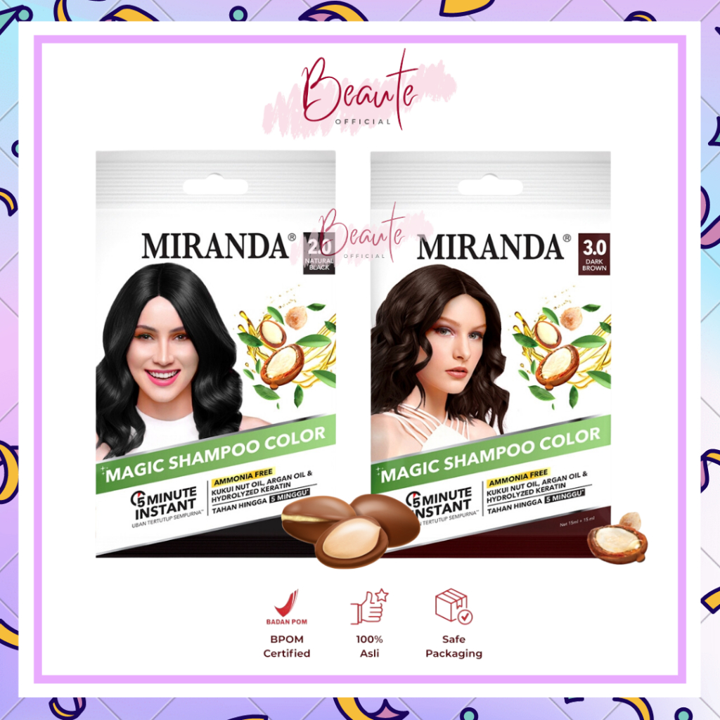 Jual Miranda Magic Shampoo Color | Shopee Indonesia