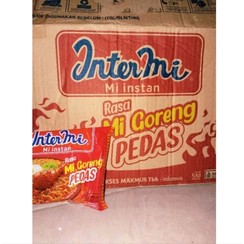 Jual INTERMI GORENG PEDAS SATU DUS ISI 40 PCS | Shopee Indonesia