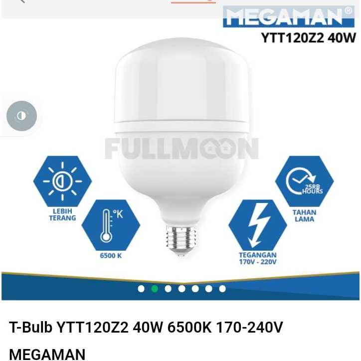 Jual LAMPU LED CAPSULE/LAMPU LED MEGAMAN 40W | Shopee Indonesia