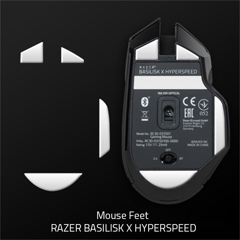 Jual Mouse Feet Razer Basilisk X Hyperspeed - Glide Mousefeet Pengganti ...