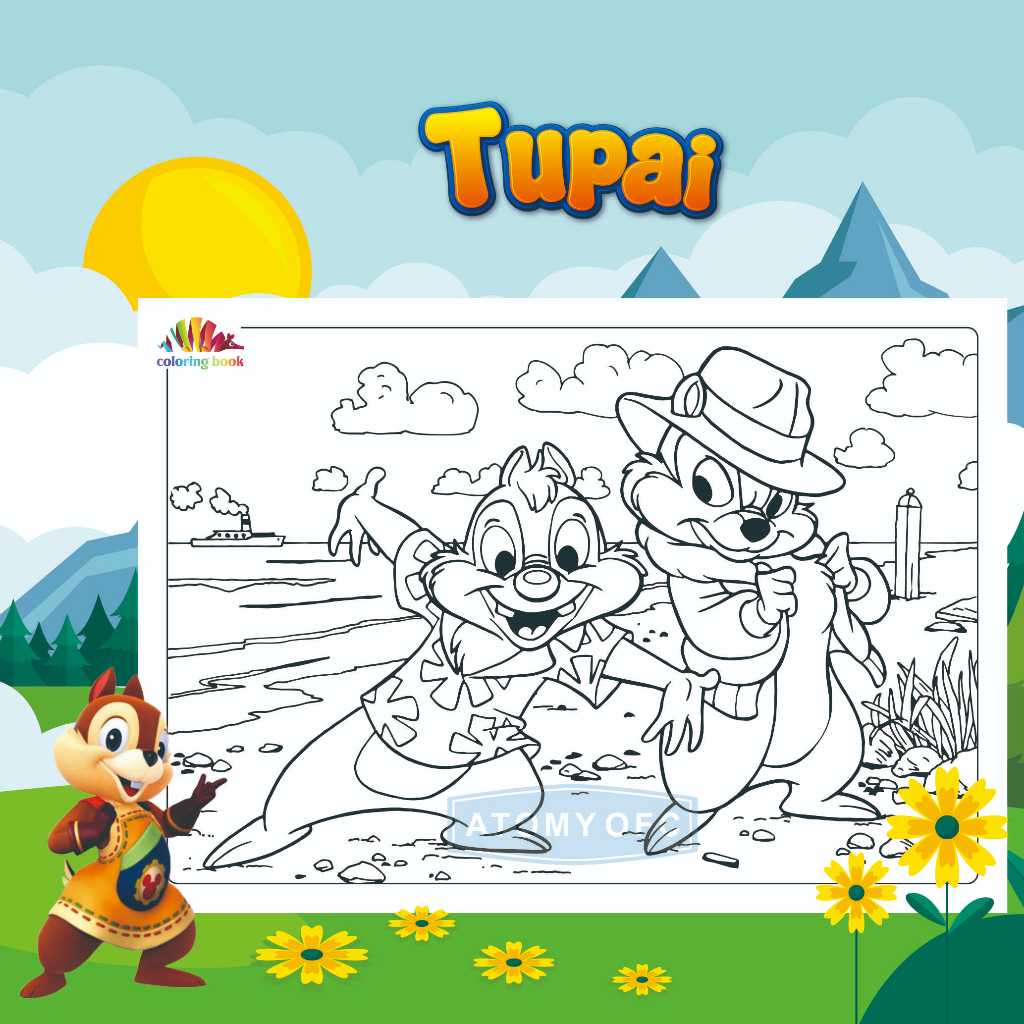 Jual KERTAS MEWARNAI / COLORING / KERTAS GAMBAR / TUPAI / KERTAS ...