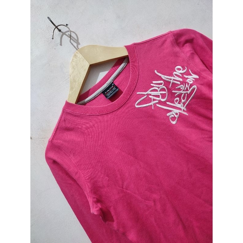 Jual Long Sleeve Fubu Pink | Shopee Indonesia