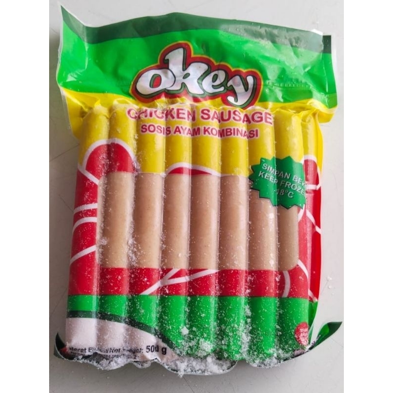 Jual sosis ayam okey 500gr | Shopee Indonesia