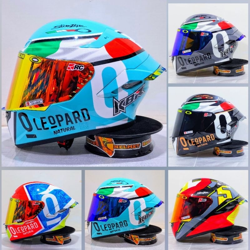 Jual Helm full face TTC | TT COURSE kbr paket ganteng | Shopee Indonesia