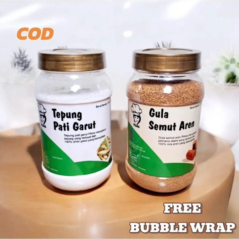 Jual PAKET TEPUNG PATI GARUT ASLI 250 GRAM DAN GULA SEMUT AREN ASLI 250 ...